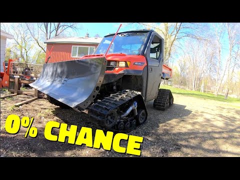 Installing & testing  UTV tracks