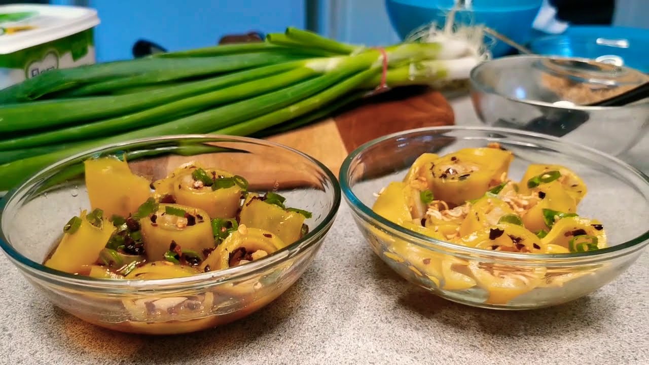 Laping Recipe - How to make Yellow Laping - Nepali street food ...