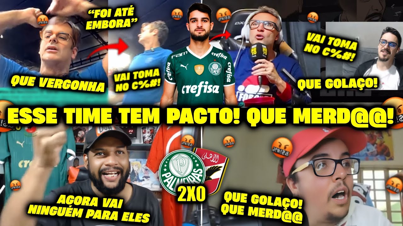 BORA RIR DAS REAÇÕES DOS RIVAIS FURIOSOS NO GOL DO FLACO LOPEZ NO ...
