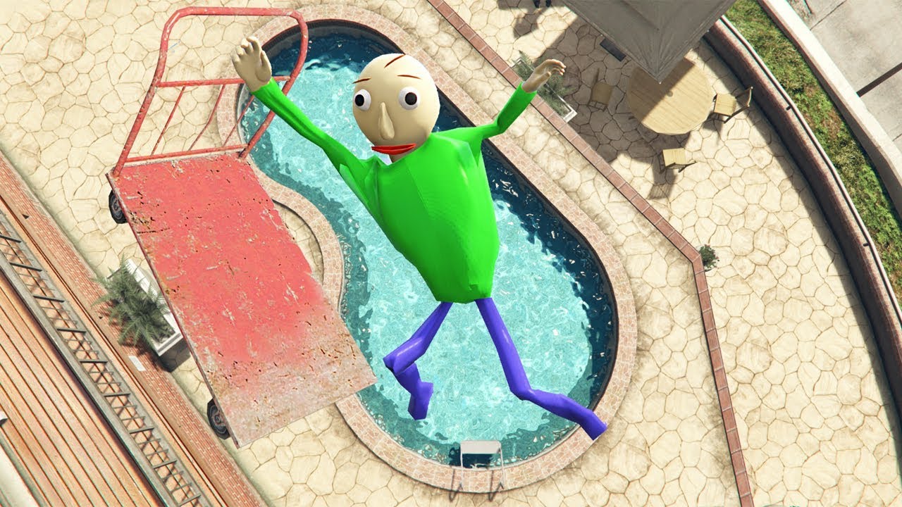 GTA 5 Water Fails Ragdolls Baldi's Basics ep.3 - YouTube