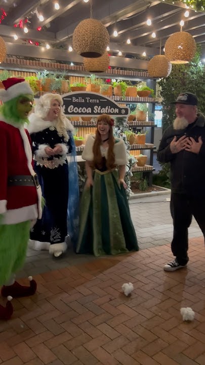 Grinch snowball fight with the Disney princesses #disneyprincess#grinch ...
