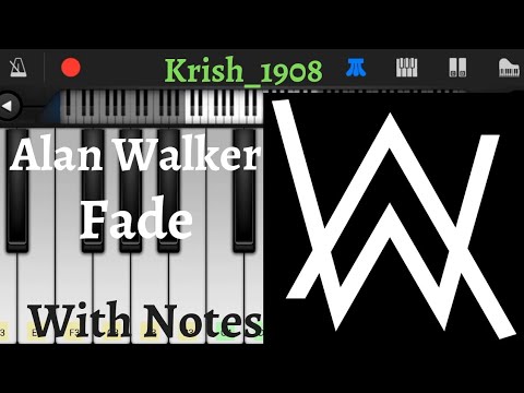 Alan Walker - Fade with Notes | Easy Piano Tutorial | Piano Cover ...