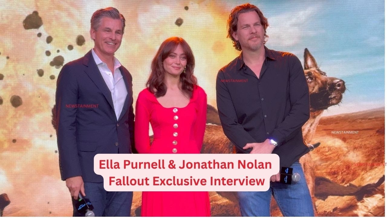 Ella Purnell & Jonathan Nolan Fallout Exclusive Interview #primevideo ...