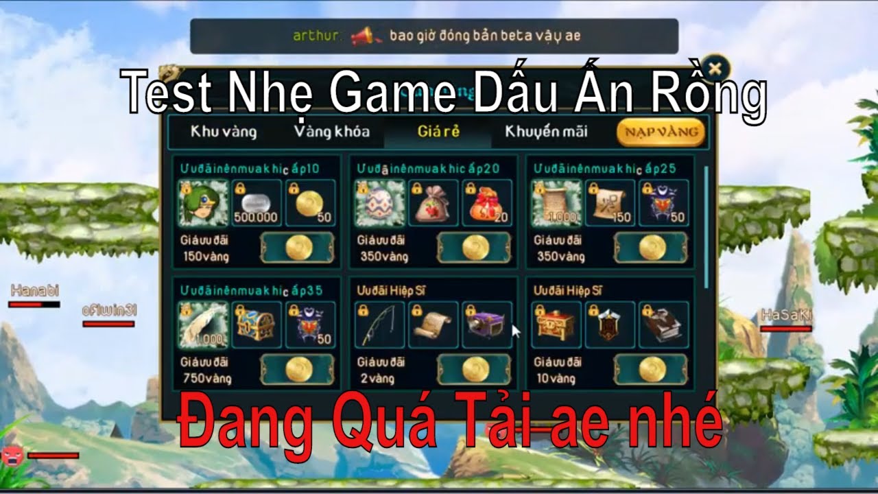 Dấu Ấn Rồng soha game - Trải nghiệm thử và có những đánh giá nhẹ nhẹ ...