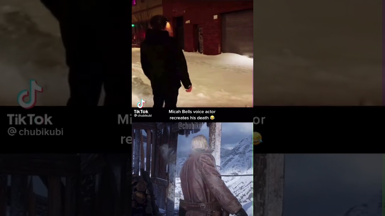Micah Bell's voice actor recreates his death - YouTube
