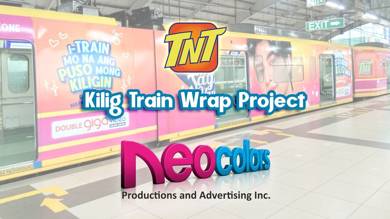 The Making of TNT Kilig Train Wrap - YouTube