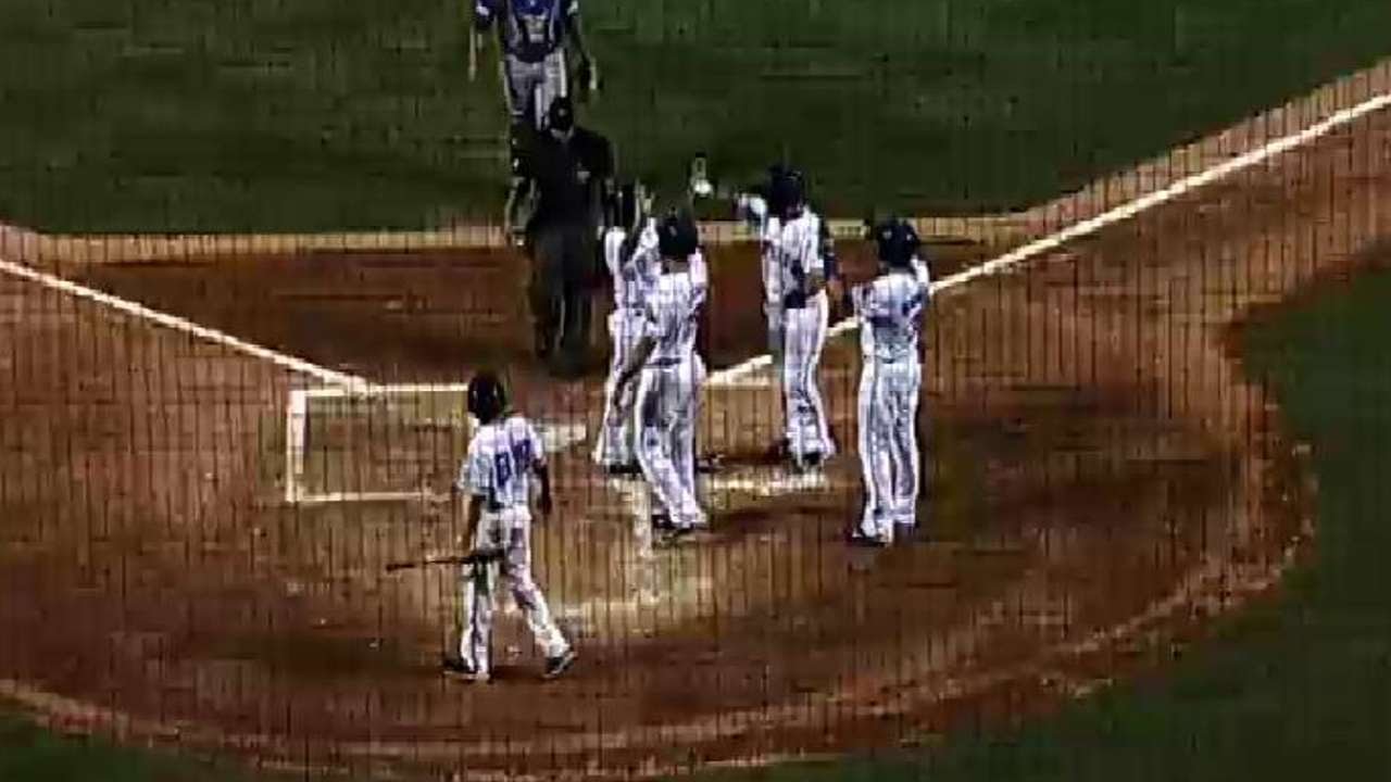 Beamer Weems hits a slam off Julio Urias - YouTube