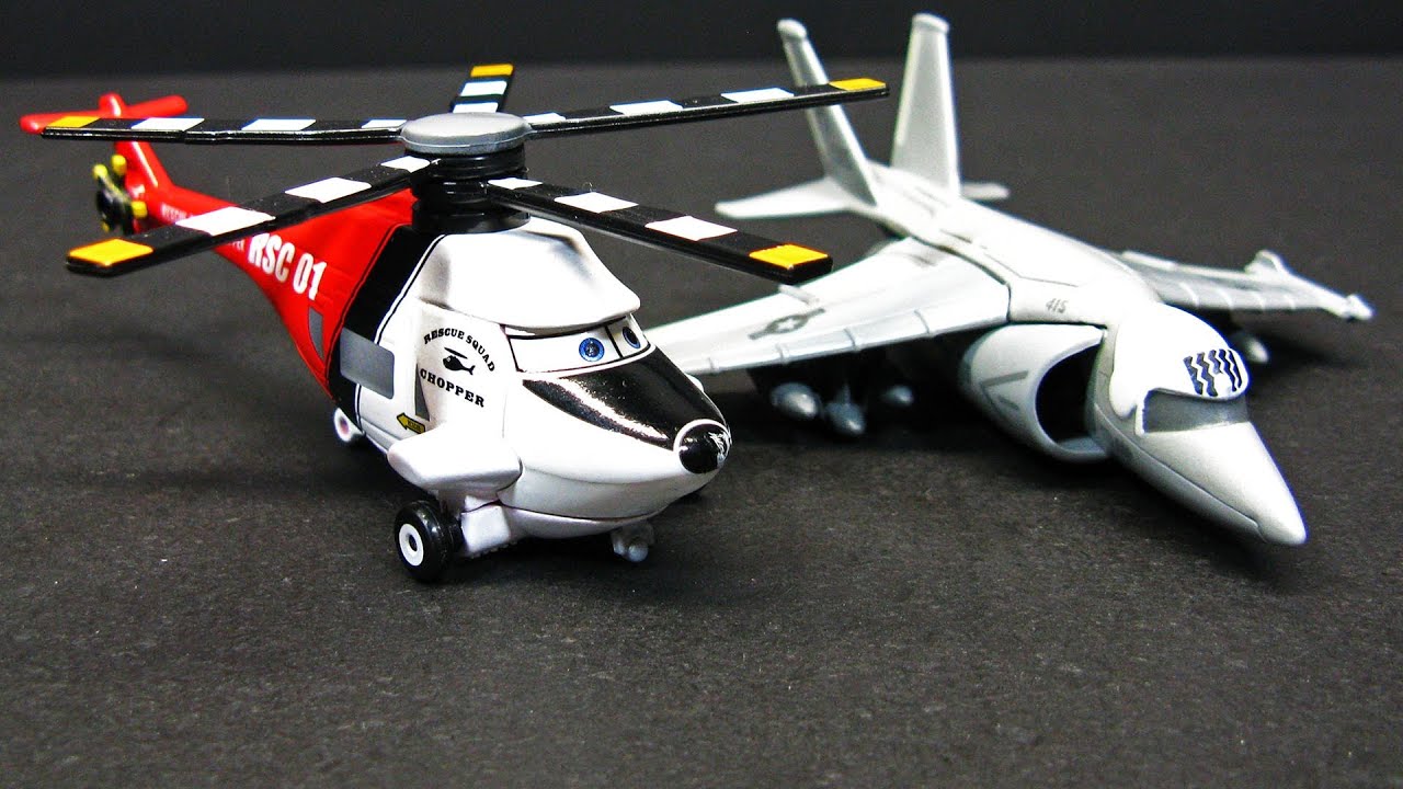 Disney Planes STU BOB THE JET and RESCUE CHOPPER Cars Toons Die-Cast ...