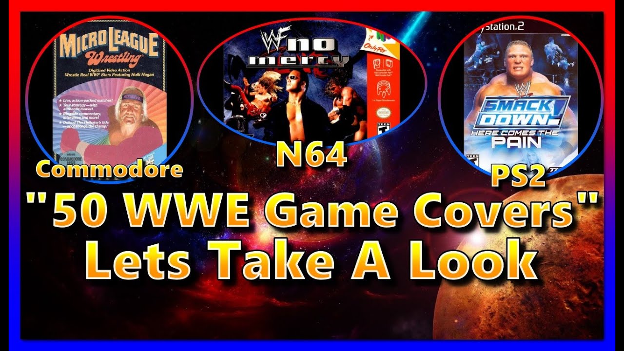 50 WWE Game Covers over the years! - YouTube