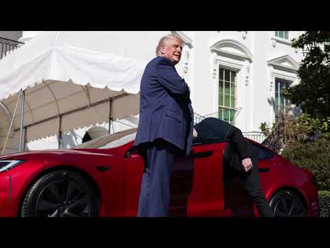 Trump's Tesla Car Show With Musk Compared to Hitler Promoting the 'People's Car'