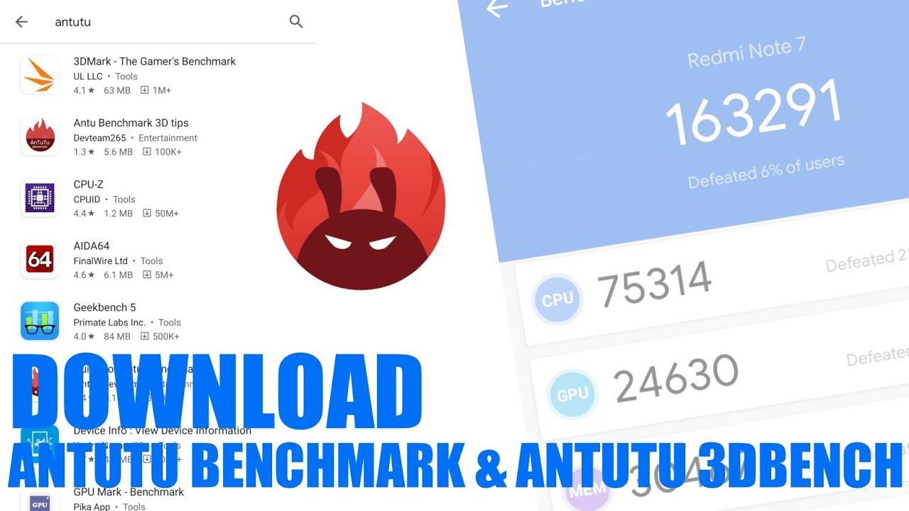 CARA DOWNLOAD ANTUTU BENCHMARK DI ANDROID | ANTUTU BENCHMARK DI PLAY STORE HILANG - YouTube