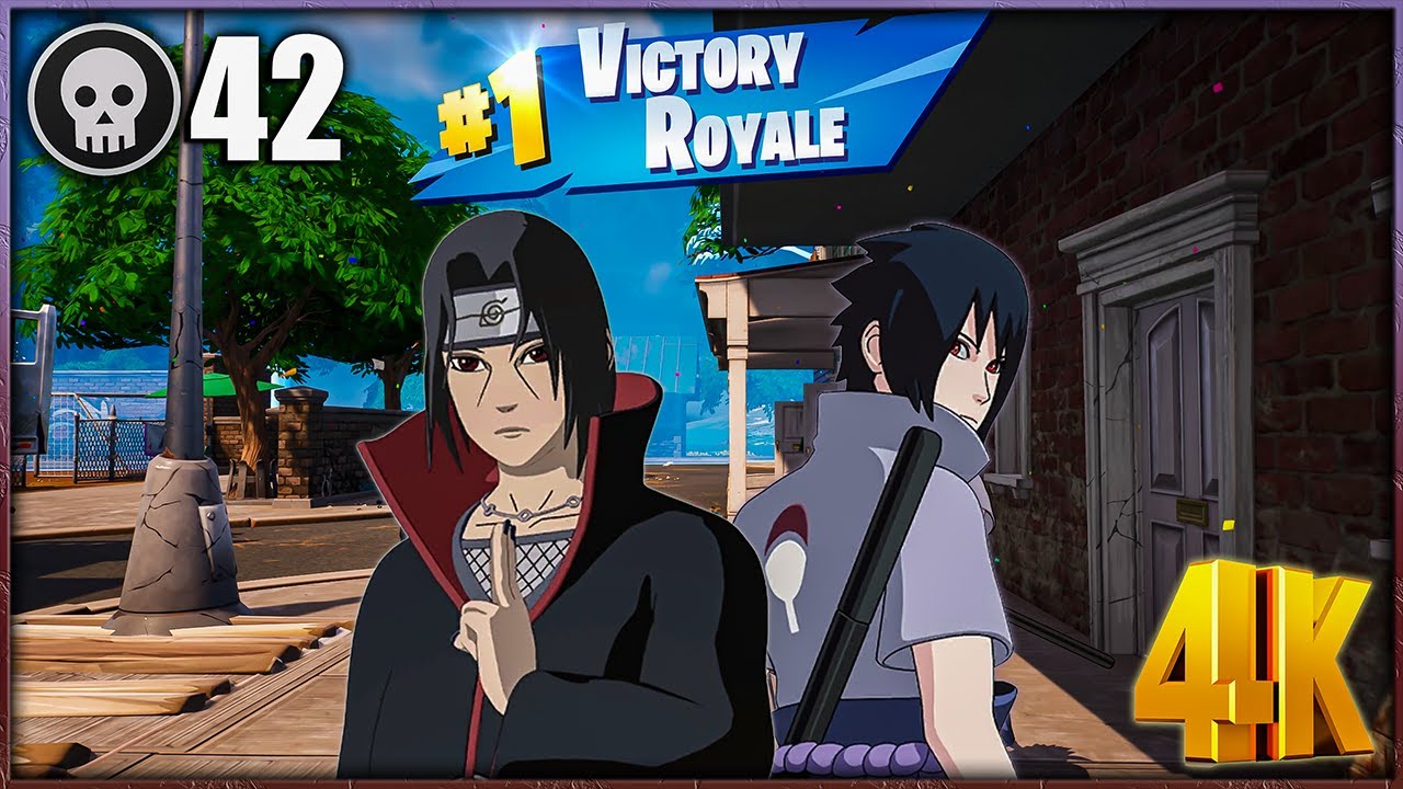 42 Kill With İtachi & Sasuke - Fortnite Chapter 4 Gameplay 4K UHD - YouTube