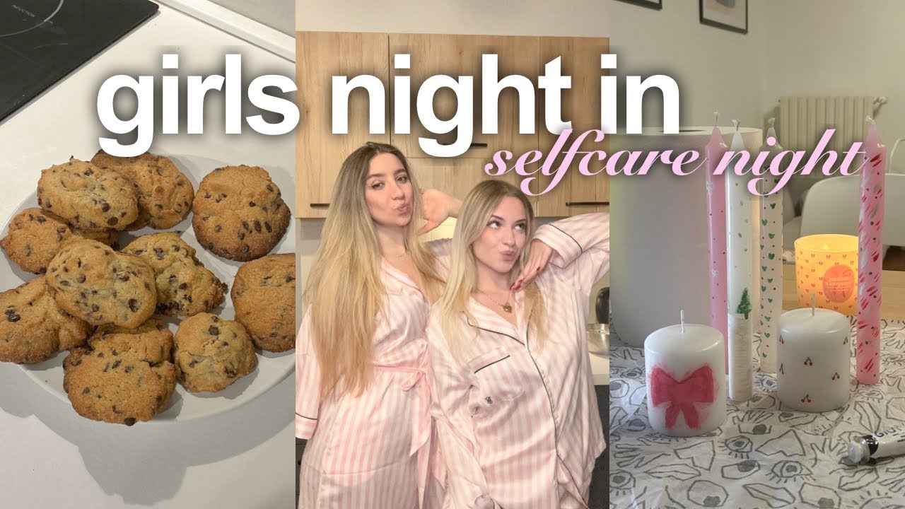 GIRLS NIGHT IN🥂🌟 I shopping, baking, selfcare, decoro candele, chatting ...