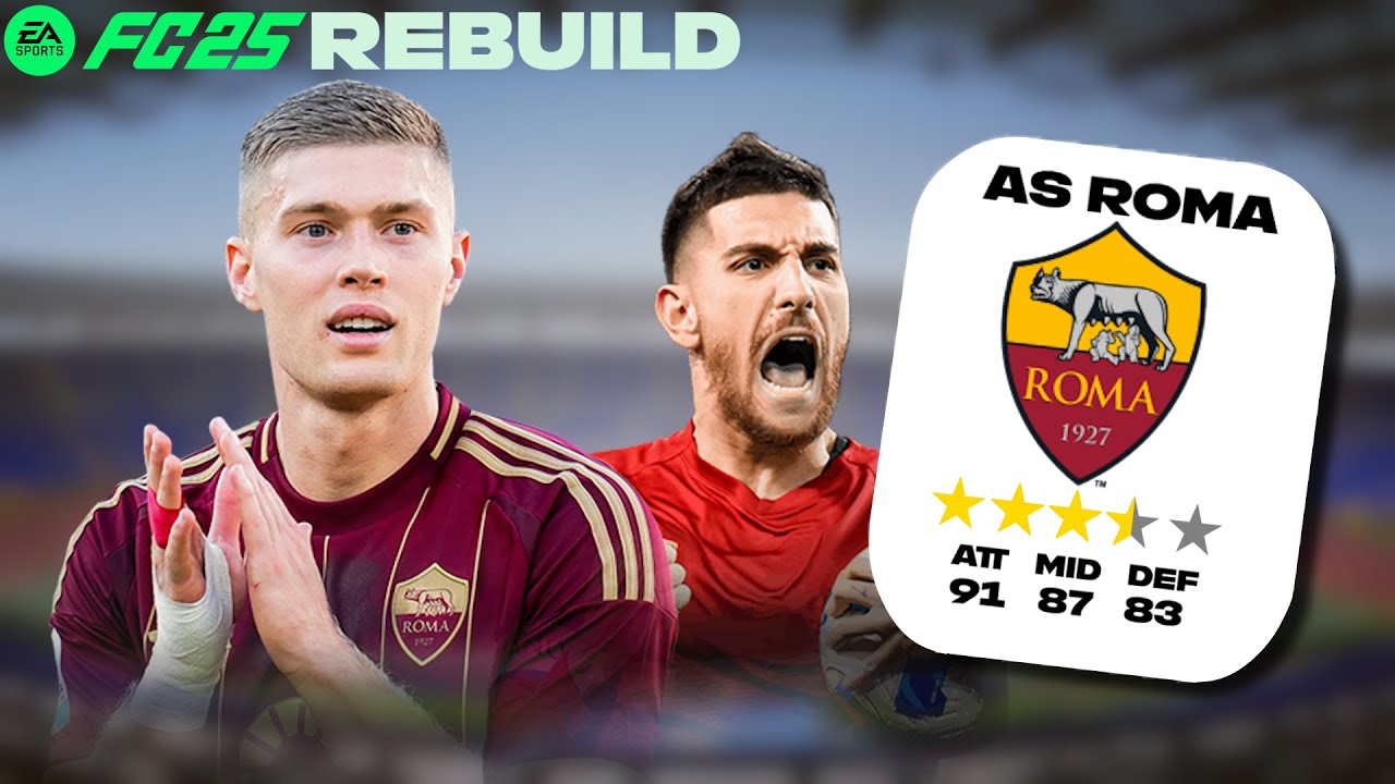 REBUILD CON LA ROMA?!?!?! - Fc25 Career Mode ITA - YouTube