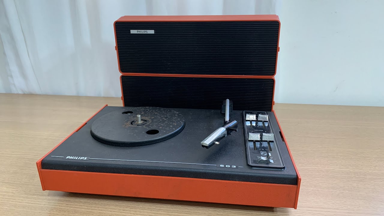 Restauração - Vitrola Philips 603 anos 70 - YouTube