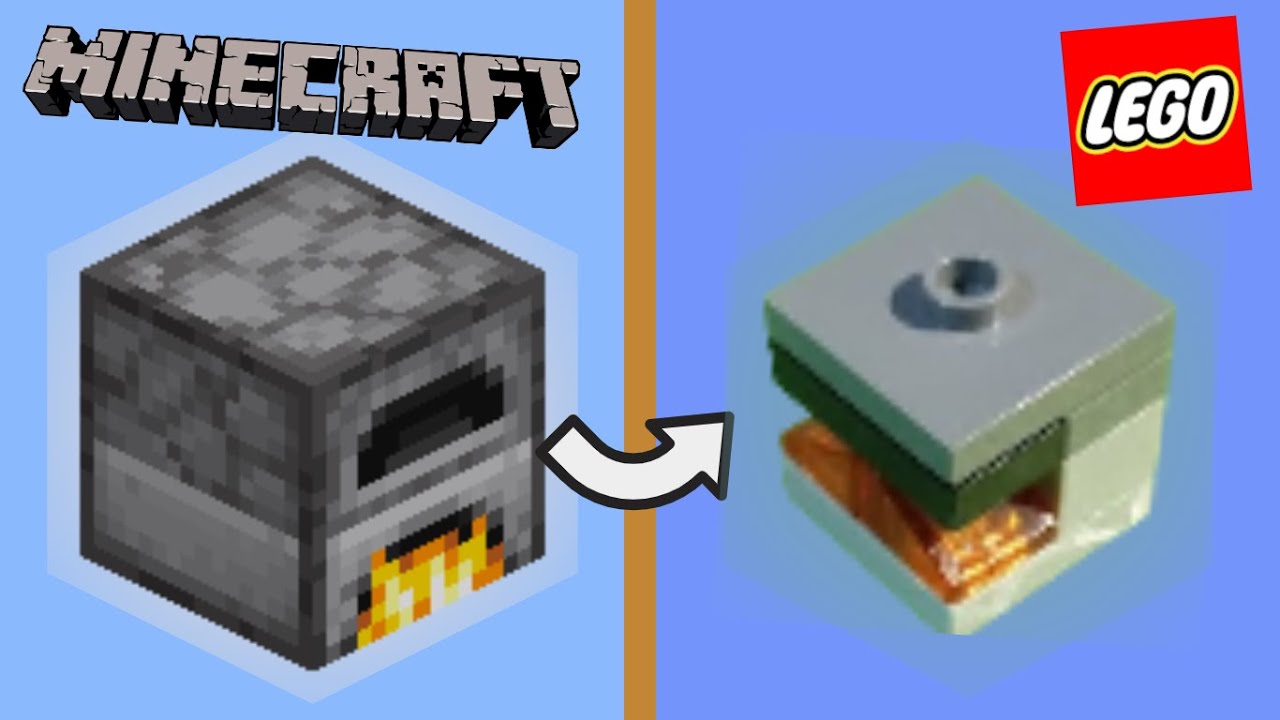 LEGO Minecraft Furnace (Custom M.O.C.) - YouTube