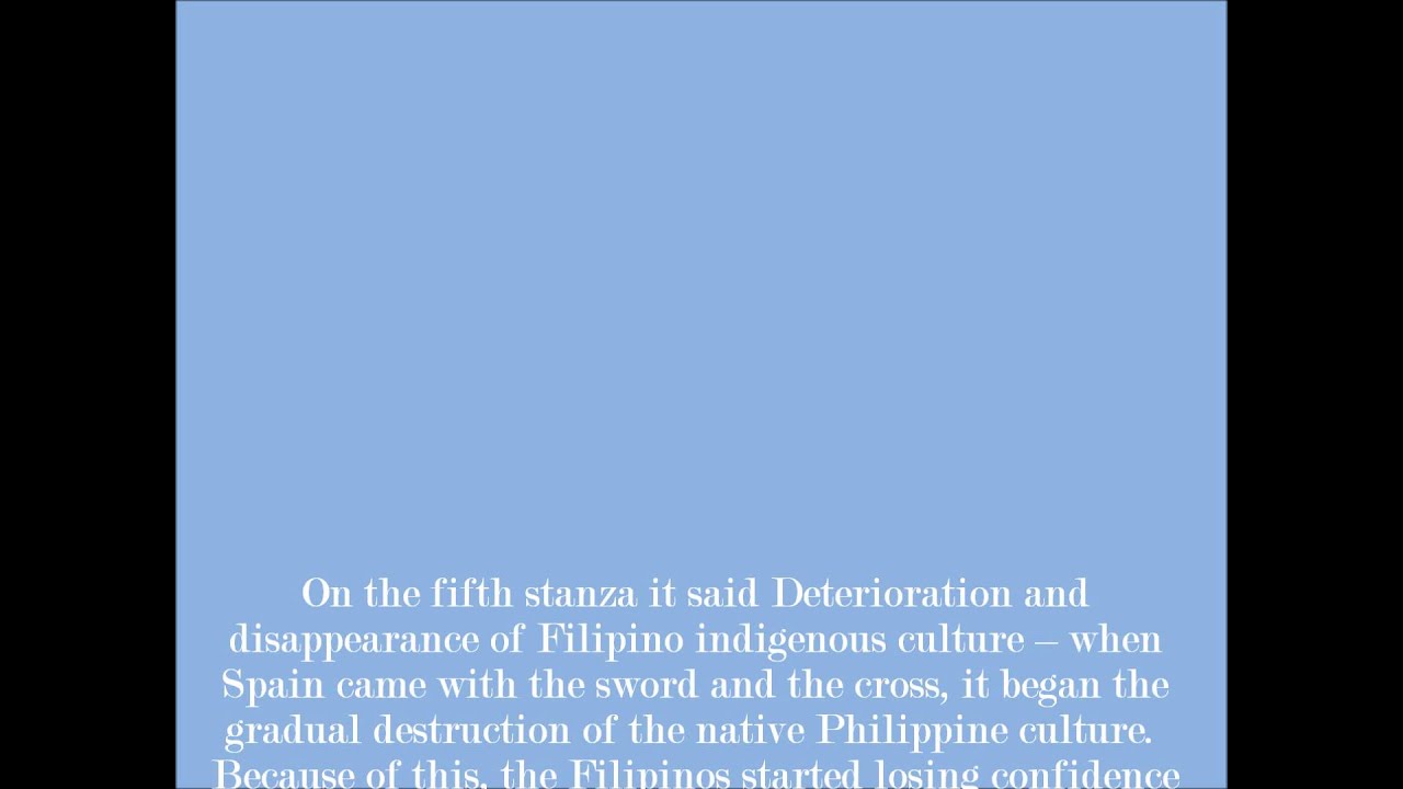 Poem interpretation - To the Philippine Youth by DR. jose Rizal - YouTube