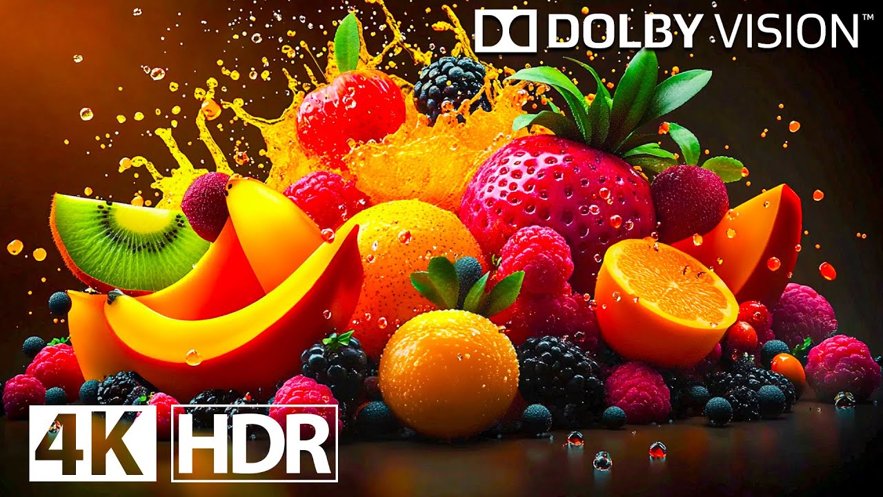 Fruit Basket in 4K HDR Dolby Vision - 4K Video Ultra HD - YouTube