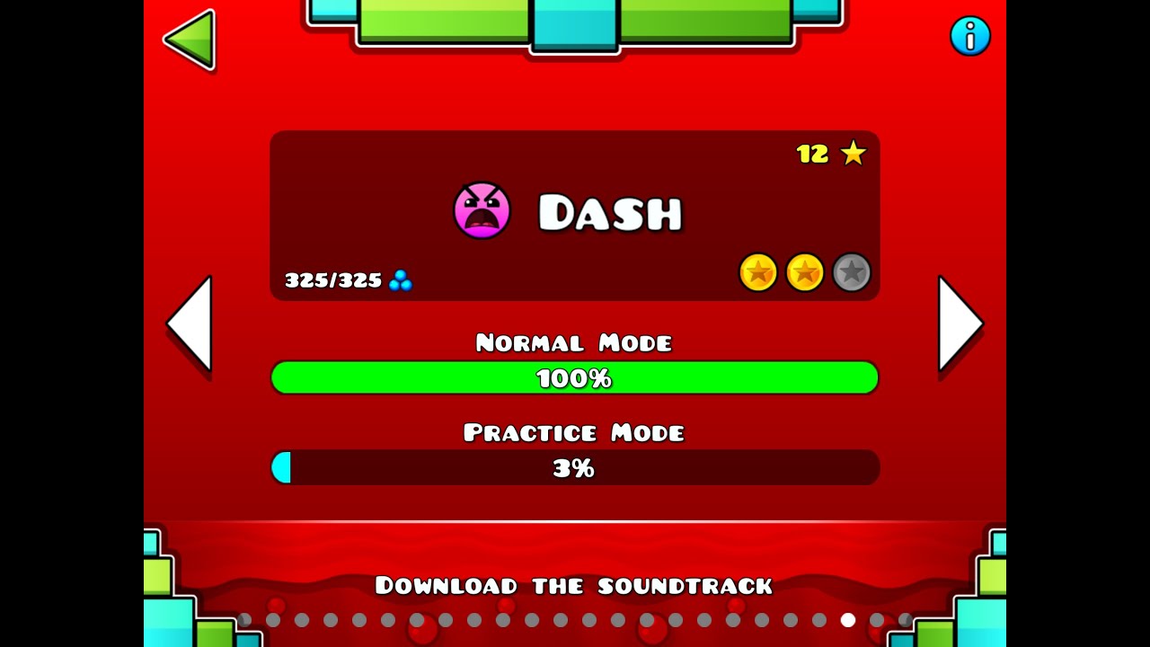 Dash 100% I geometry dash versión 2.2 - YouTube