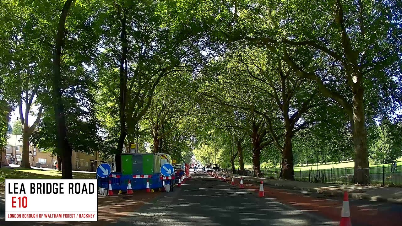 A Drive Through London Lea Bridge Road (East London) - YouTube