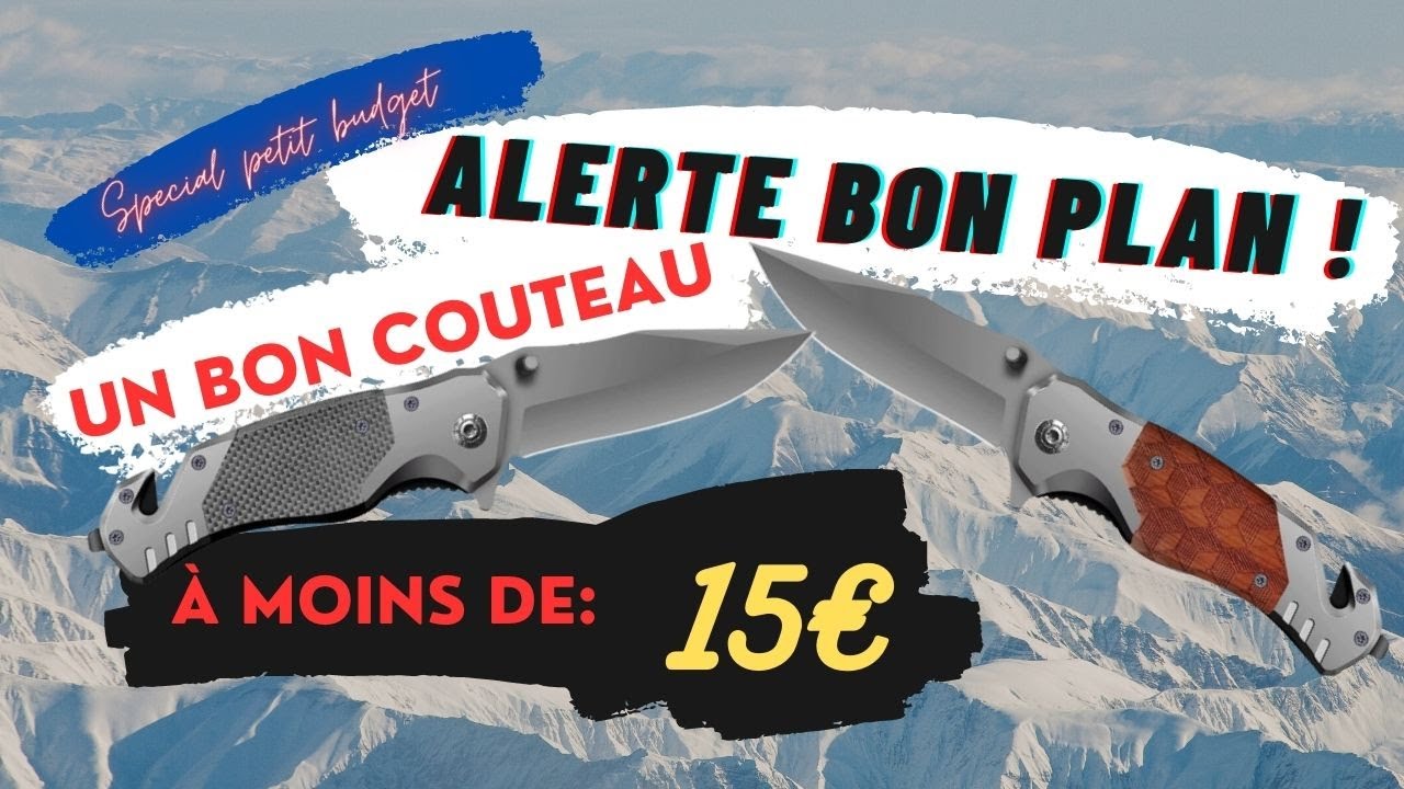 Un bon couteau à moins de 15€ - YouTube