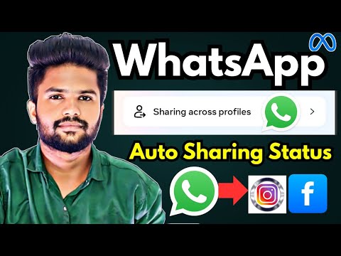 How to Share WhatsApp Profile Across Meta Accounts \\ Sharing WhatsApp Status to Instagram & Facebook