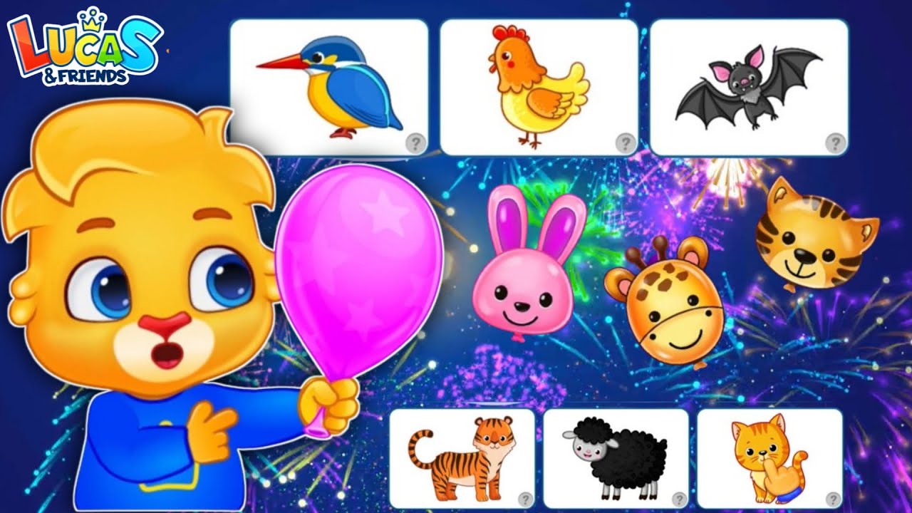 Babys Count & Match, Shapes, Colors with Lucas & Friends || Kids ...