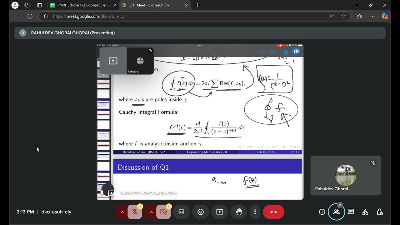 Tutorial Session (Week 4) || Engineering Mathematics-II || NPTEL Course|| By Rahuldev Ghorai ...