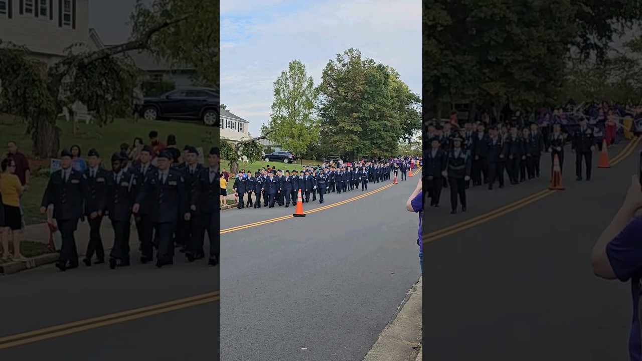 AFJROTC Homecoming Parade 2023 - YouTube