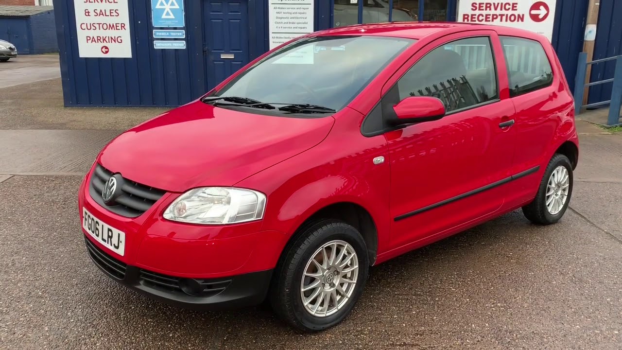 VOLKSWAGEN FOX 1.2 6V 3d 54 BHP 2006(06) 70,900 Miles, £1895 - YouTube