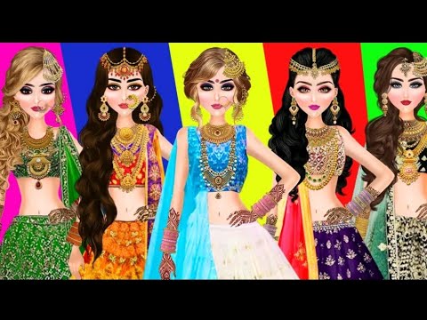Indian Wedding Fashion Makeover Game - Indian Bridal Wedding Dress up ...