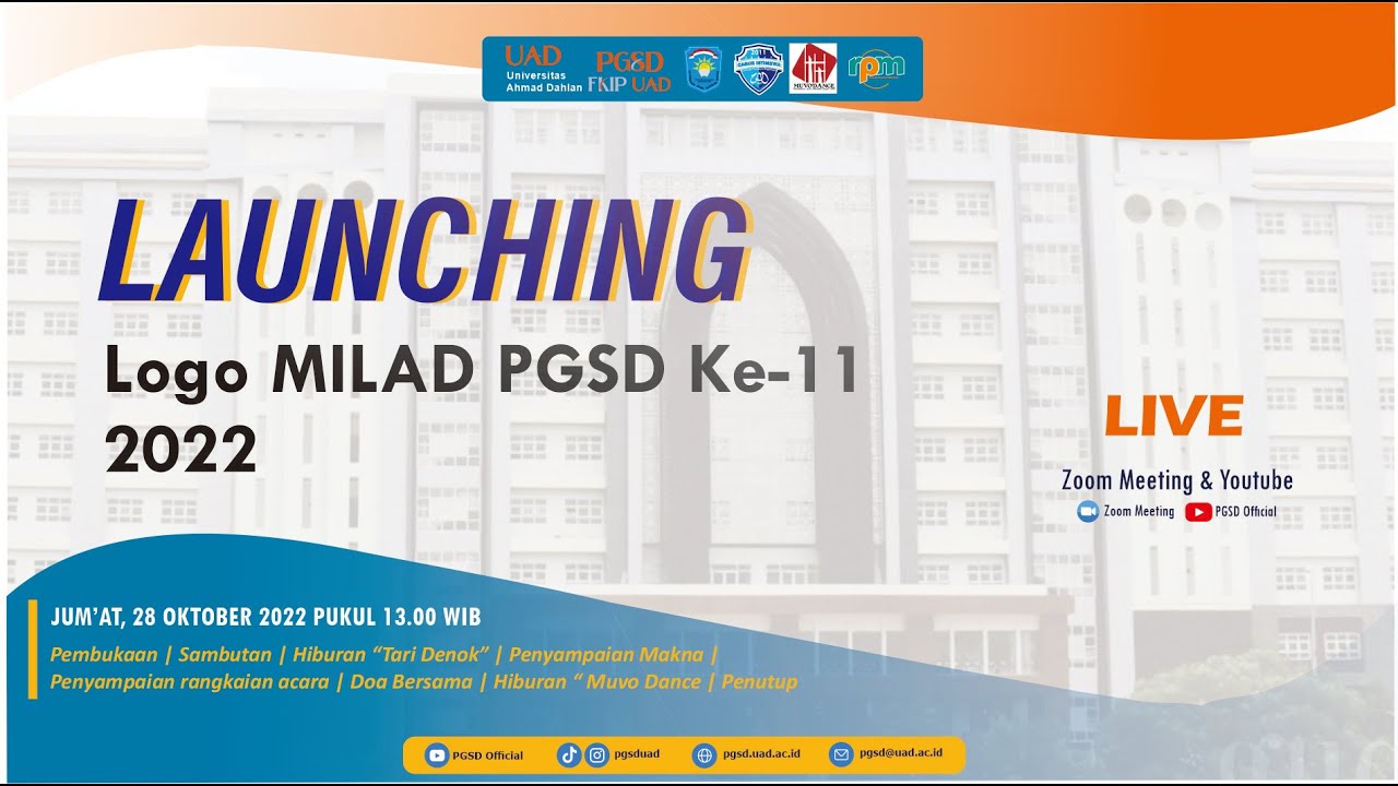 Launching Logo Milad PGSD ke-11 - YouTube