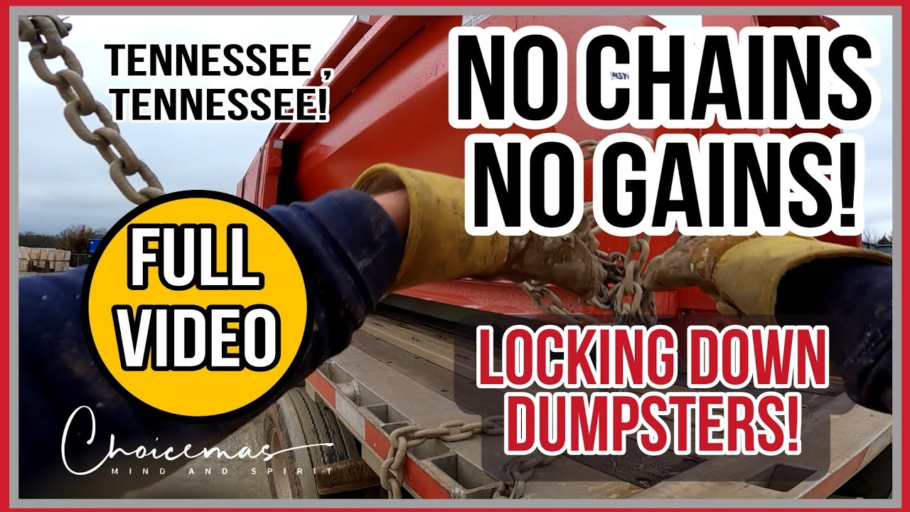 How to secure Dumpsters | Chains & Straps | What’s going on Tennessee ...