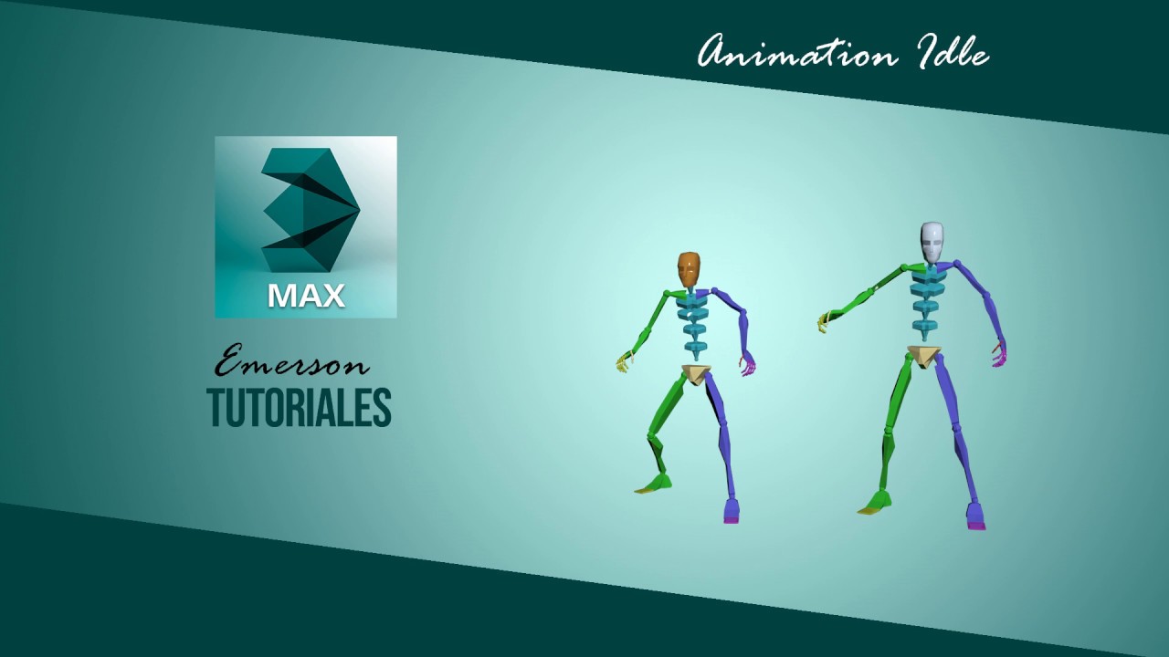 Animation Idle Character Studio 3ds - YouTube