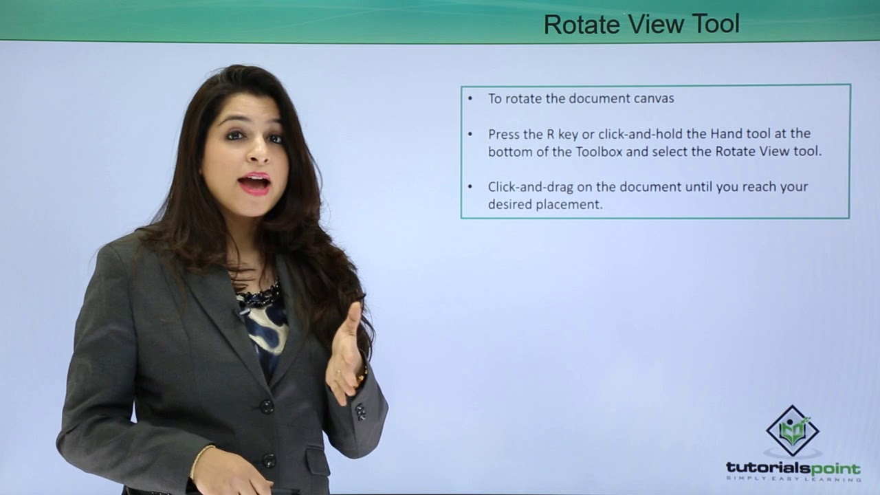Photoshop - Hand Tool & Rotate View Tool - YouTube