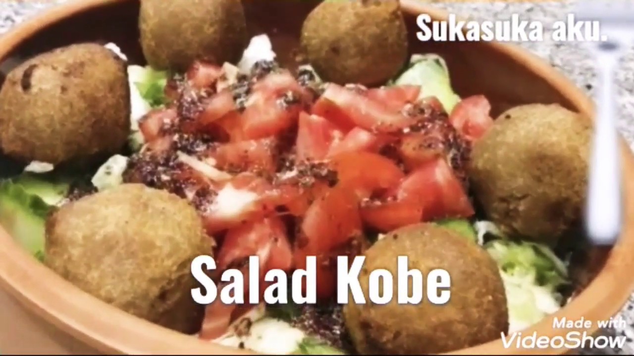 KOBE Salad ( SaladKobbeMeat Balls).Stay at 🏠 - YouTube