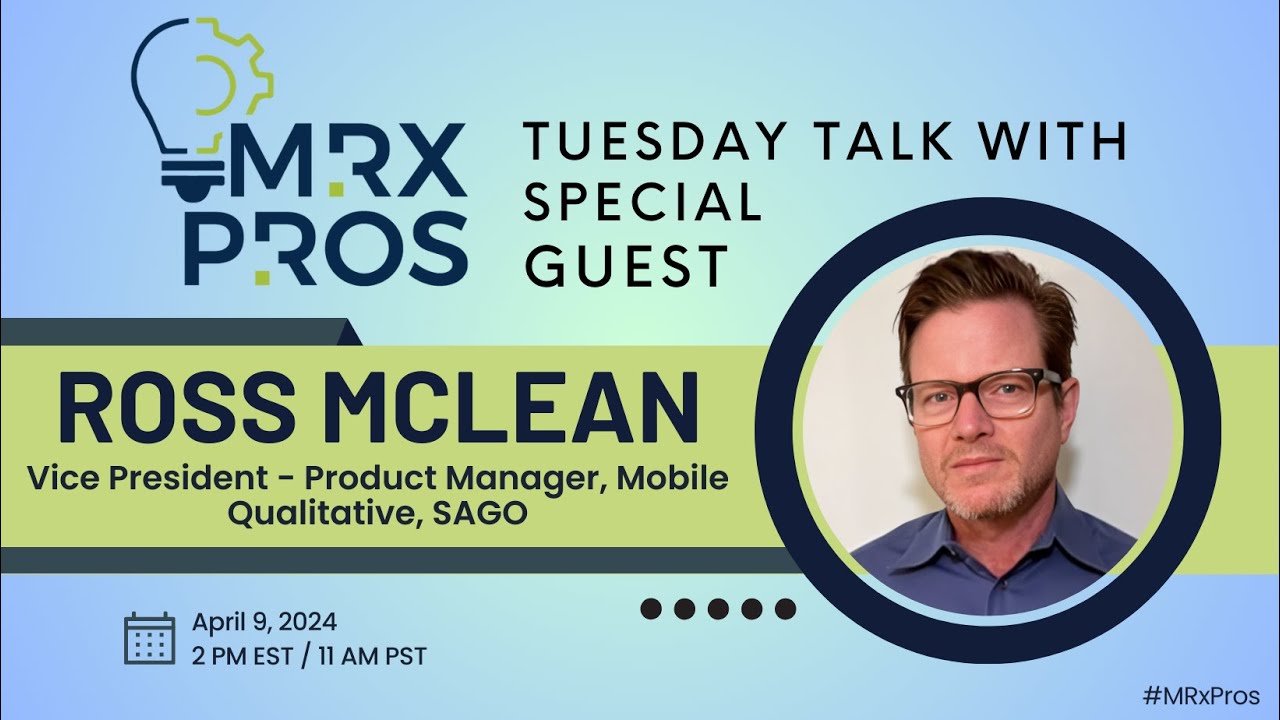 MRxPros Tuesday Talks: Ross Mclean - YouTube