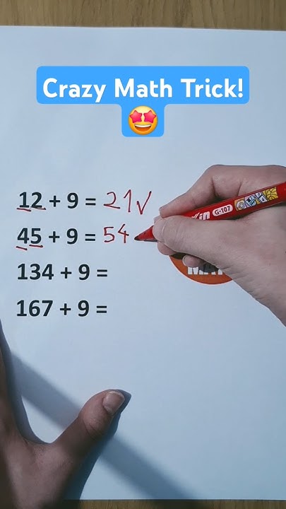 Tricks To Make Mathematics Fun and Easy 😉 #math #sum #mathtrick - YouTube