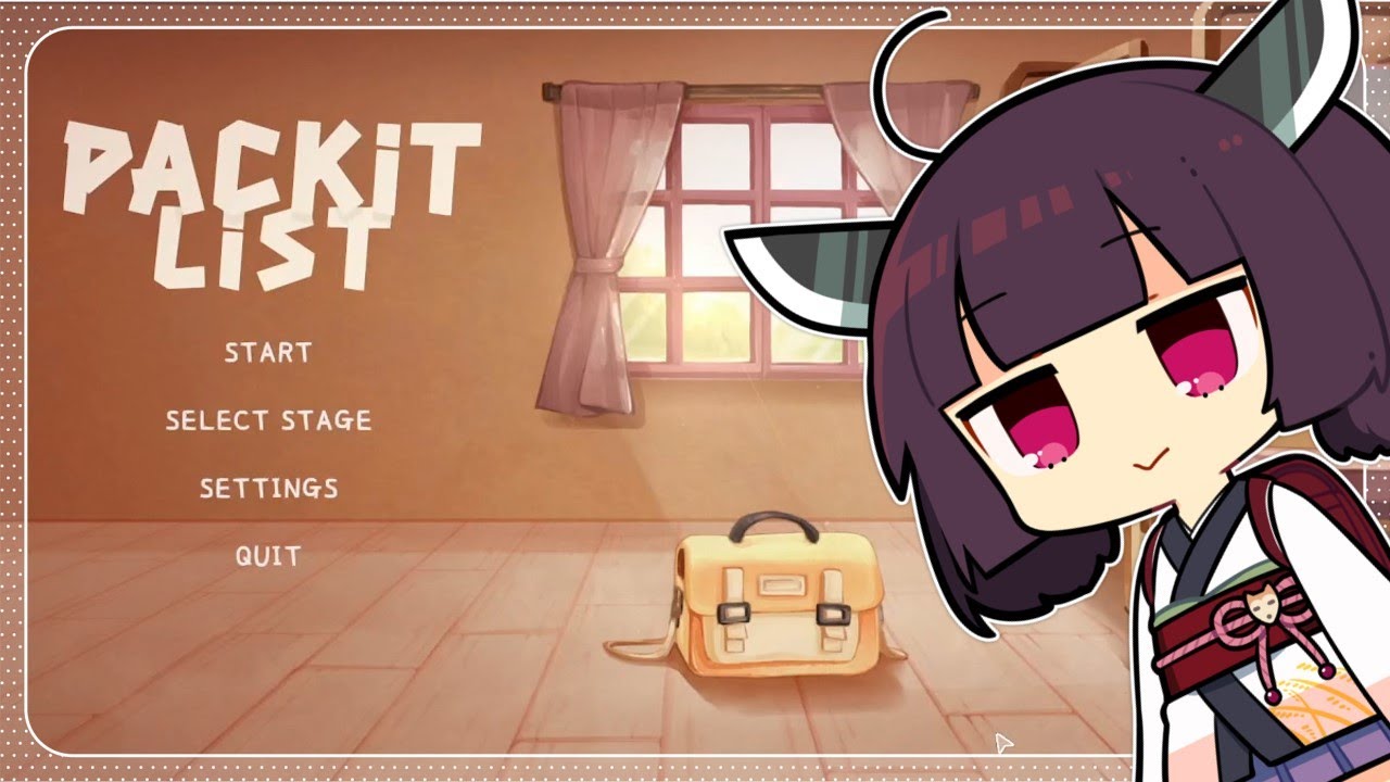 【VOICEROID実況プレイ】ウナきりとカバン【Packit List】 - YouTube