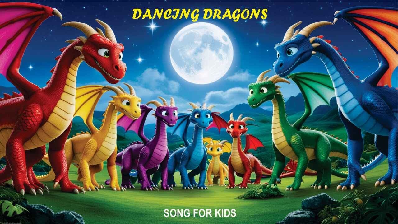 Dancing Dragons | Kids Adventure | Kids Song - YouTube