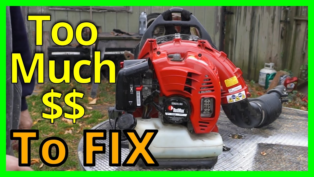 Why Consumers Shouldn't Buy These! ~ RedMax EBZ 5150 Commercial Blower ...