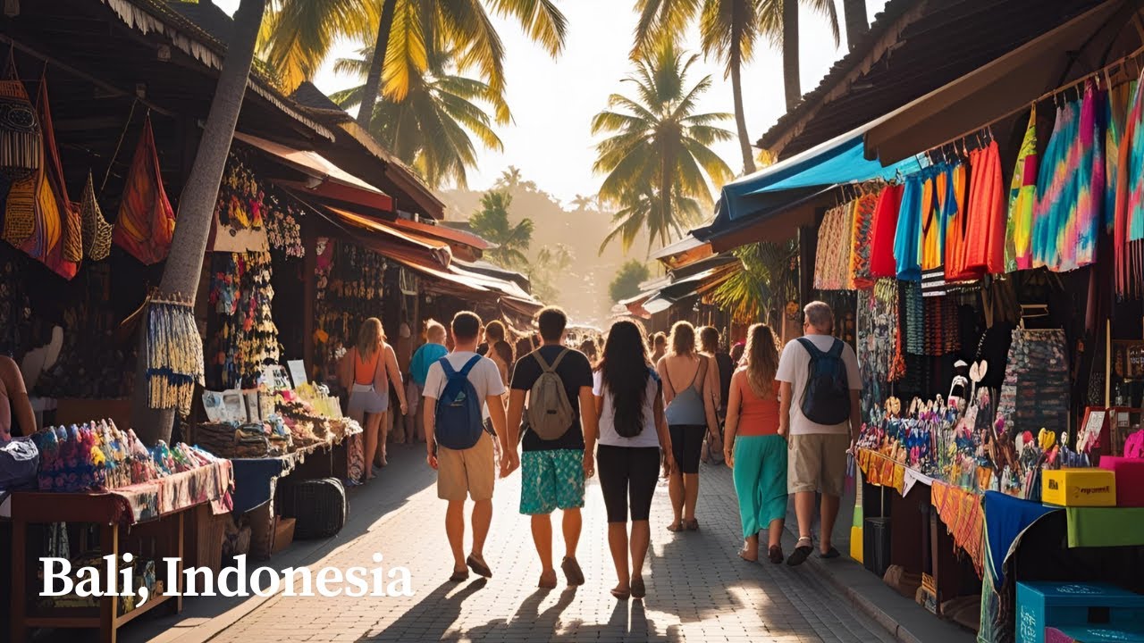 Bali Indonesia | 4 Hours Walk Exploring The Streets of Bali | Ubud Kuta ...