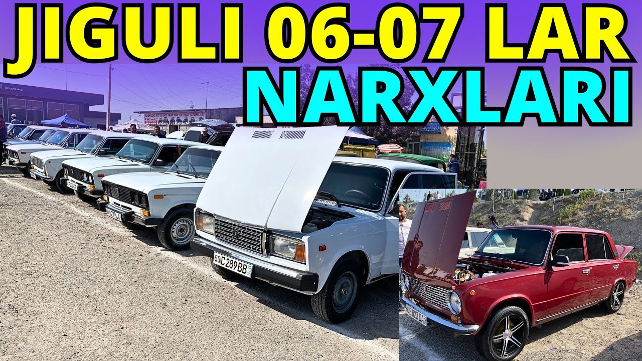KO'RING! ANTIKVAR MASHINALAR NARXLARI QANDAY ? JIGULI 06-07 LAR - YouTube