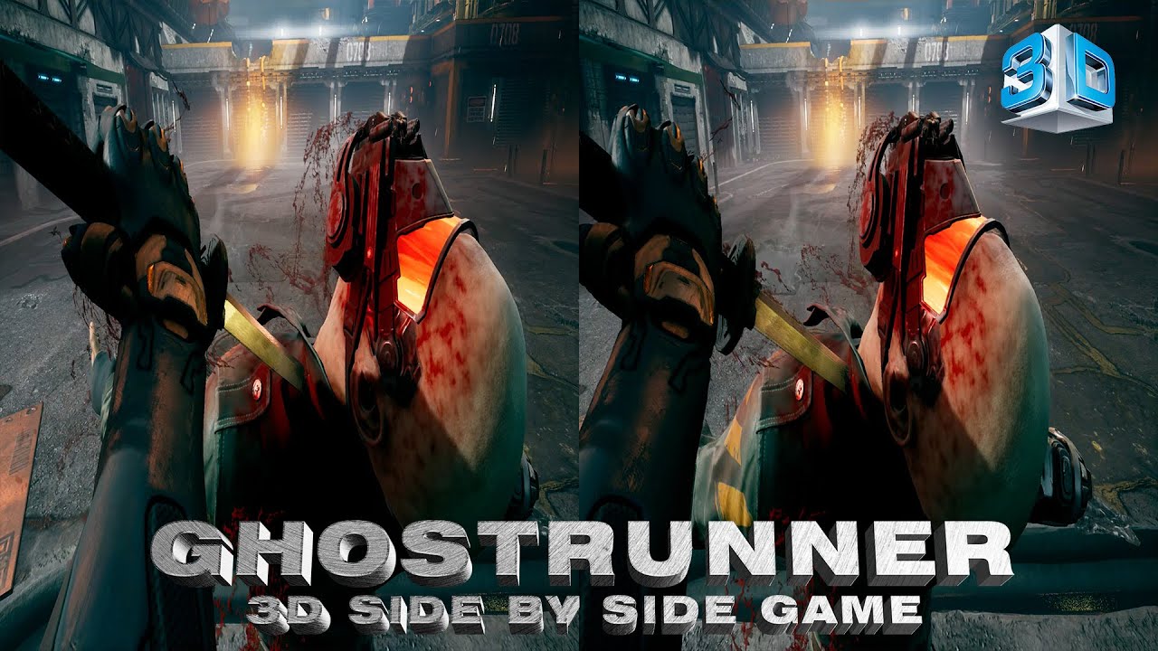 Ghostrunner - 3D Side by side VR action game video - YouTube