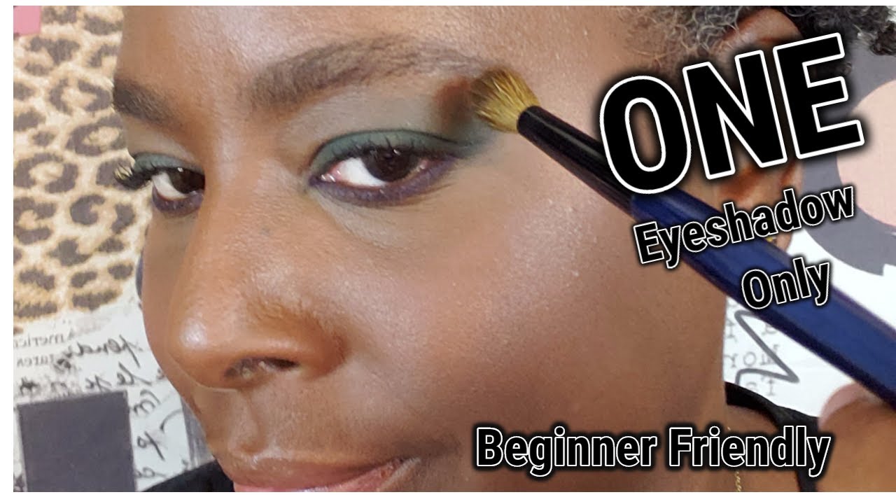 One Eyeshadow Only for Beginners - YouTube