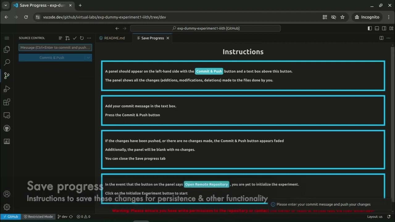 Virtual Labs VS Code Web Extension Demo - YouTube