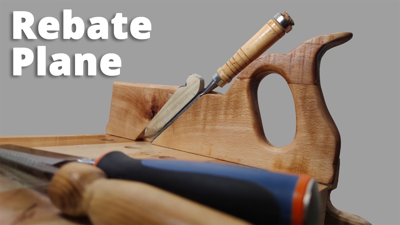 Making a Rebate Plane / Rabbet Plane mainly with hand tools - YouTube