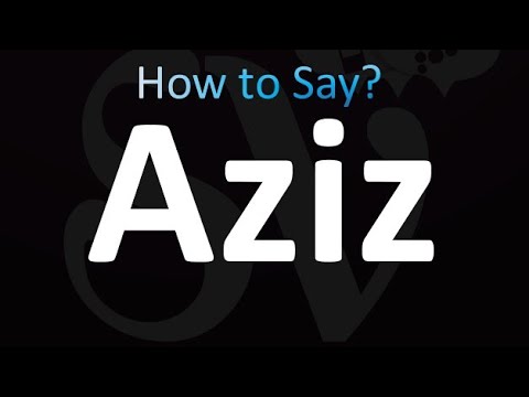 How to Pronounce Aziz (correctly!) - YouTube