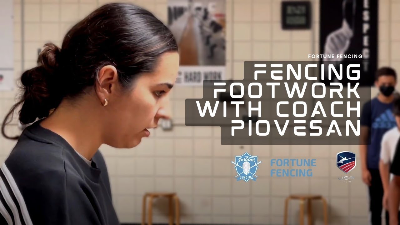 Fencing Footwork with Coach Piovesan 👊 - Fortune Fencing - YouTube