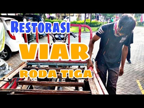 #diy | Perbaikan Viar Baktor roda tiga yang sudah keropos - YouTube